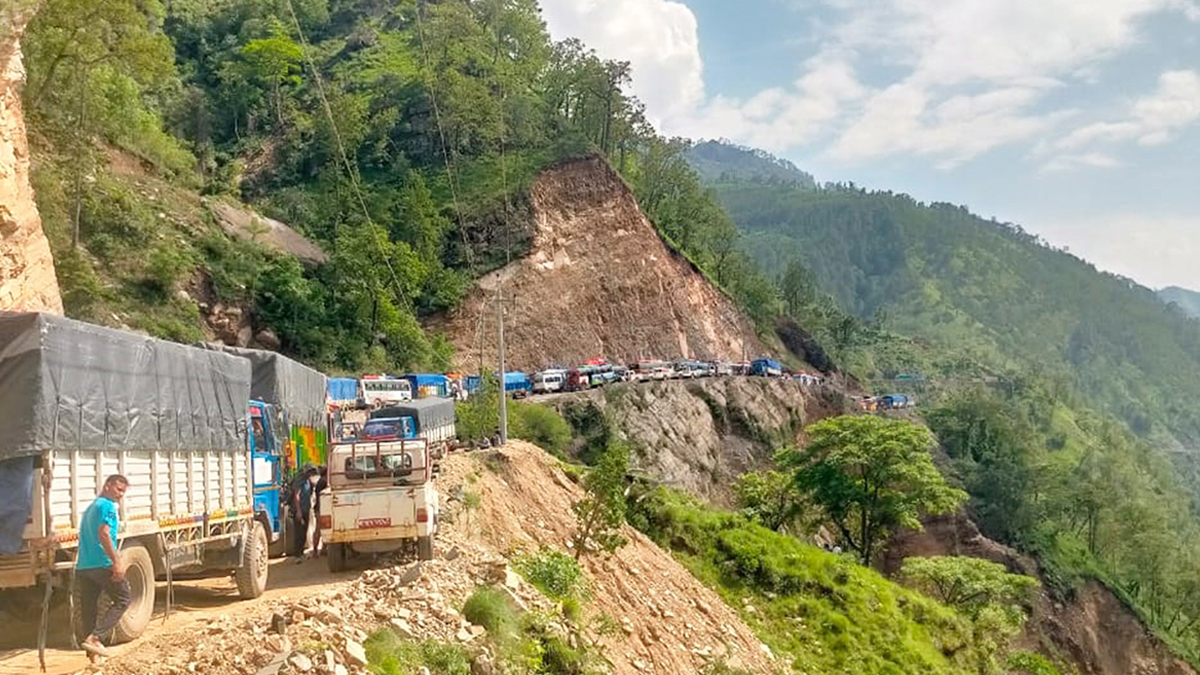 Karnali Highway to Close Daily for Repairs Along Damaged Road Section ...